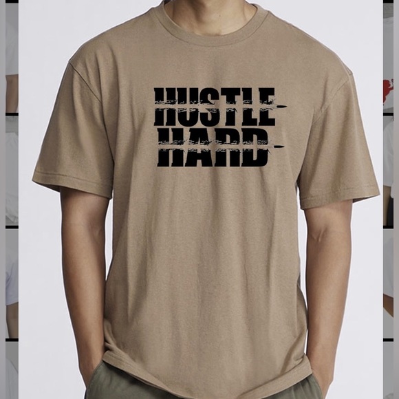 Happy Hour Tees | Shirts | Hustle Hard Graphic Tee Just In | Poshmark